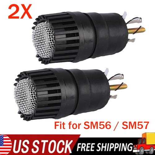 2PCS Replacement Capsule / microphone cartridge for Shure SM56 / SM57 ...