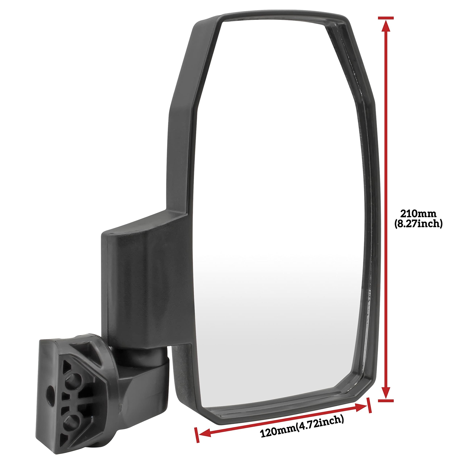 SAUTVS Adjustable Folding Side Rear View Mirrors for Polaris Ranger ...