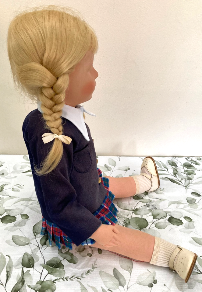 Vintage Kathe Kruse Girl Vinyl & Cloth Doll c 1980's era Germany | eBay ...