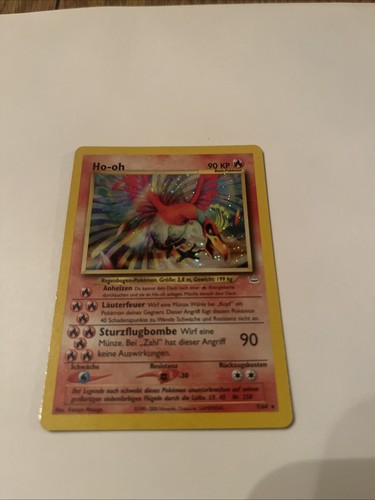 Pokémon First Edition Ho-oh Neo Revelation 7/64 Holo German Edition | eBay