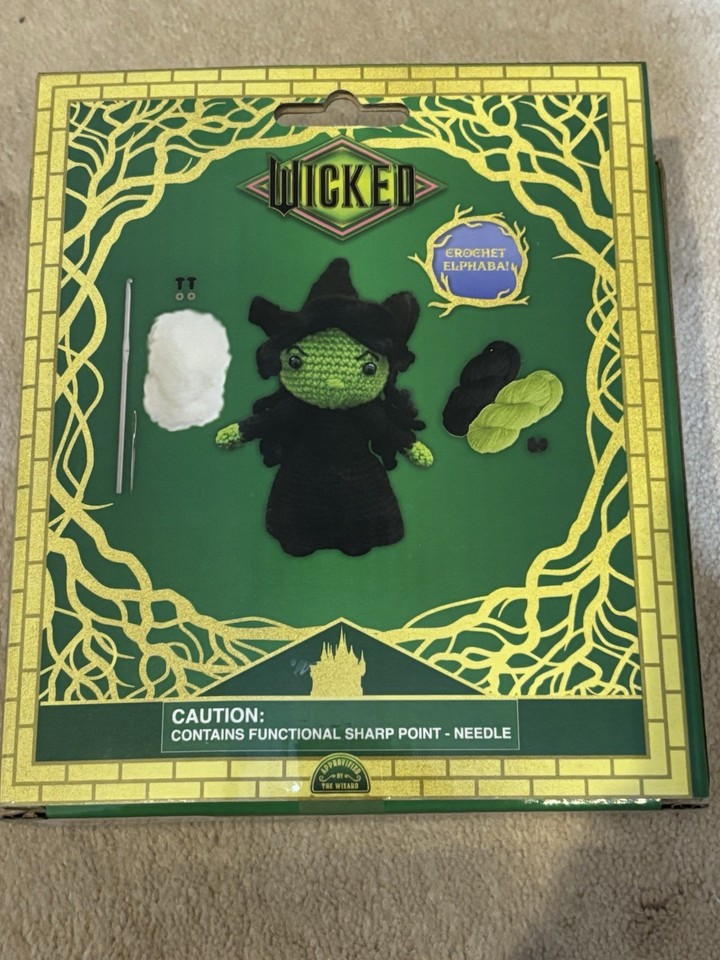NEW, WICKED Crochet Kit, ELPHABA | eBay