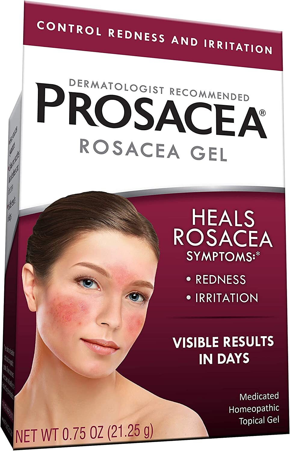 Prosacea GEL Rosacea Treatment Homeopathic Gel Sulphur .75 oz -- | eBay
