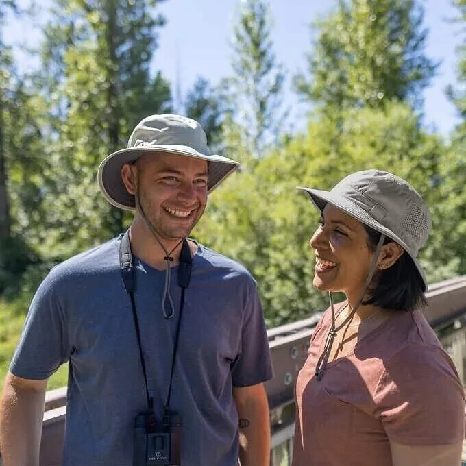 Solar Escape UV Explorer Vented Bucket Hat. UPF50 + Gray 810066504431| eBay