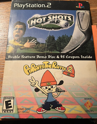 Parappa the Rapper 2 & Hot Shots Golf 3 Double Demo Disc PS2; Working ...
