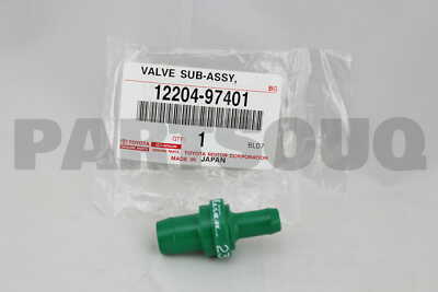 1220497401 Genuine Toyota VALVE SUB-ASSY, VENTILATION 12204-97401 ...