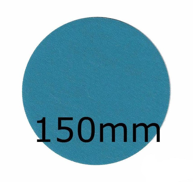 Revcut Blue Sanding Paper Grit P40 150mm No Hole 50 Discs Sander ...
