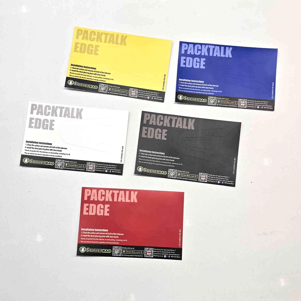 For Cardo Packtalk Edge Neo Pro Skin Stickers Matte Removable ...