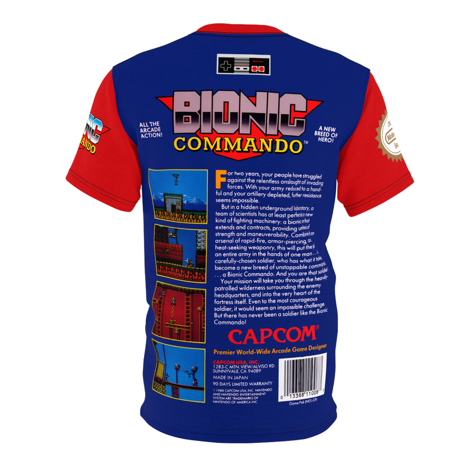 Bionic Commando NES Retro Vintage Nintendo Video Game Cover T-Shirt | eBay