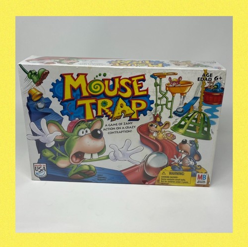 Mouse Trap Hasbro MB 2005 Kids Board Game Fun Family Games Factory ...