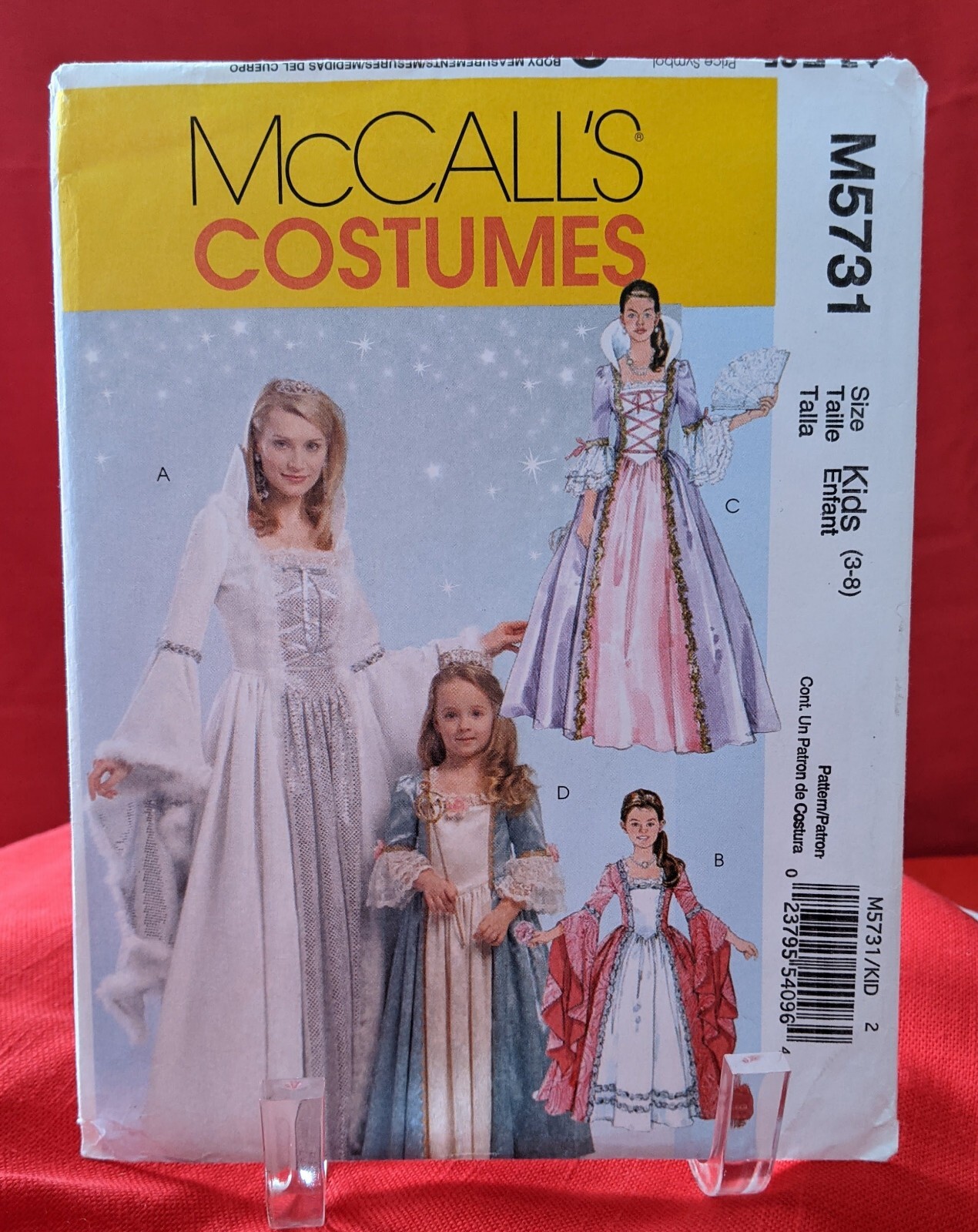 McCall's Princess Costume Pattern M5731 Size: Kids 3-8; New | eBay