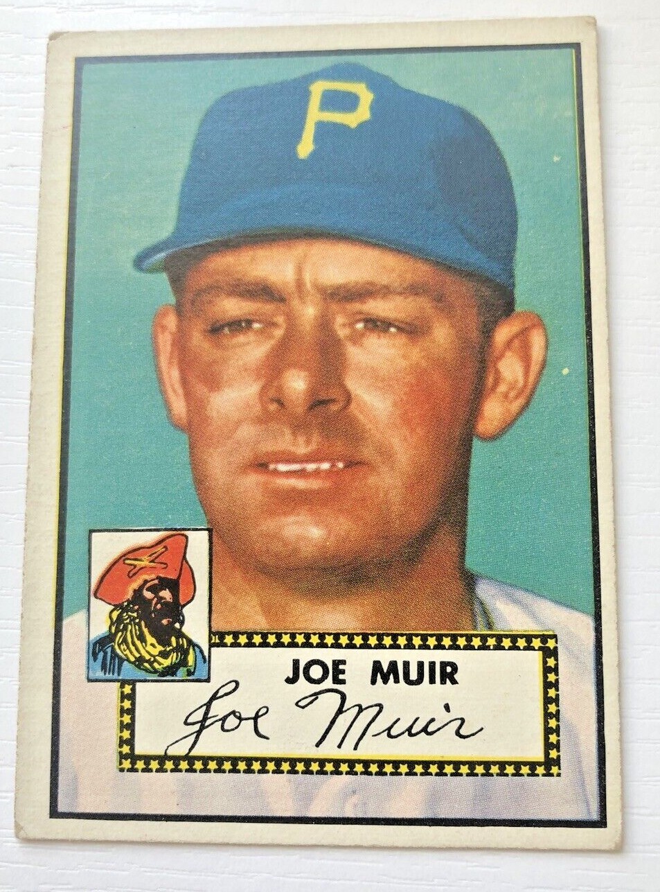 1952 Topps Baseball #154 Joe Muir Cream Colored Back SP Pirates Rookie ...
