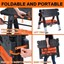 Pony Portable 2-in-1 Folding Work Table Sawhorse Workbench Load ...