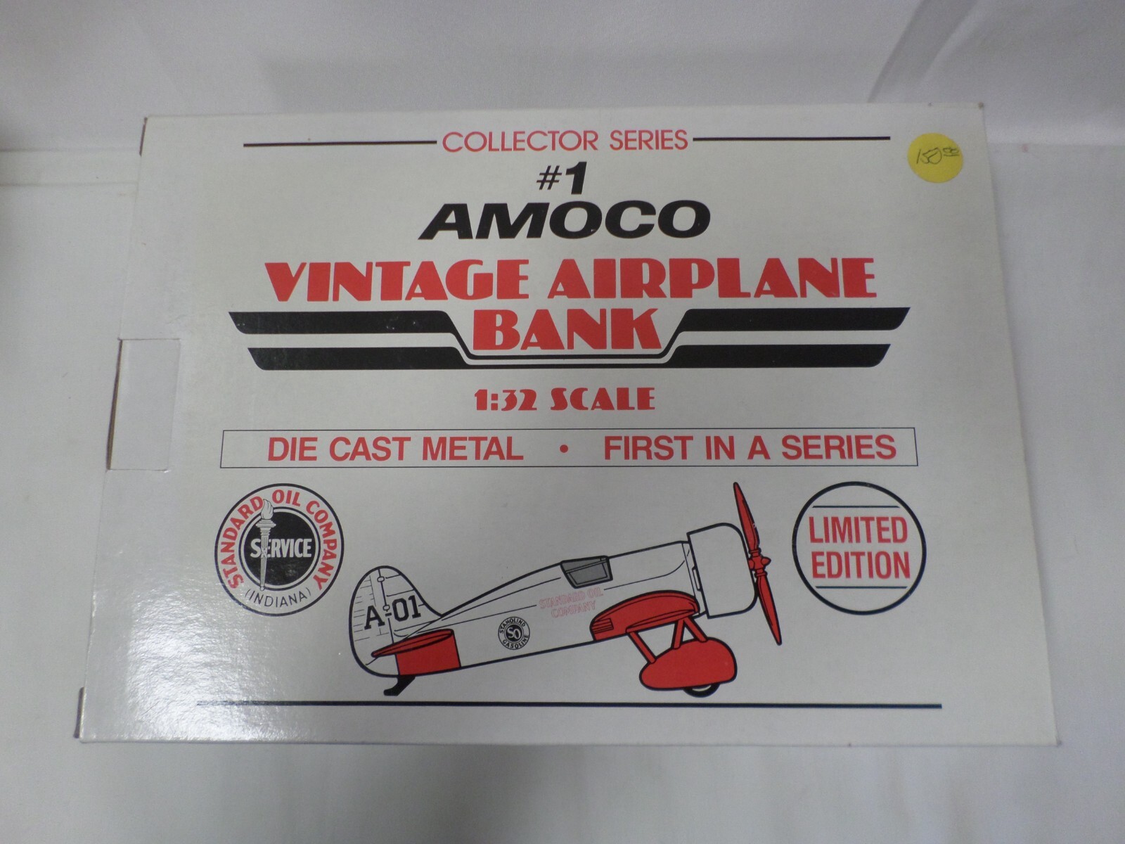Vintage #1 Amoco Airplane Coin Bank Ltd Ed Die Cast 1st in Series 1:32 ...