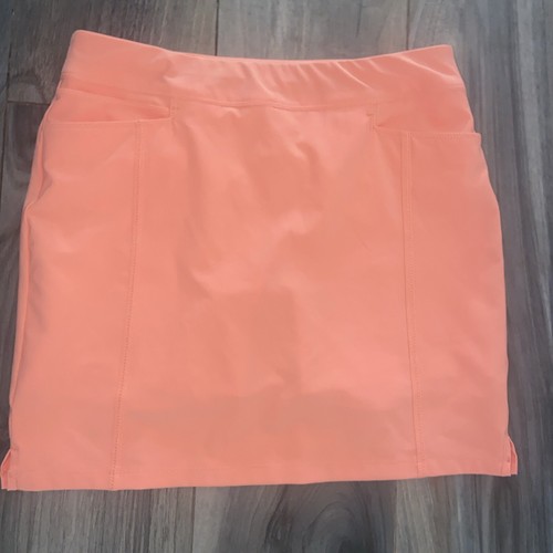 ADIDAS Ladies Golf Pull On Coral Pockets Skorts Womens Small | eBay