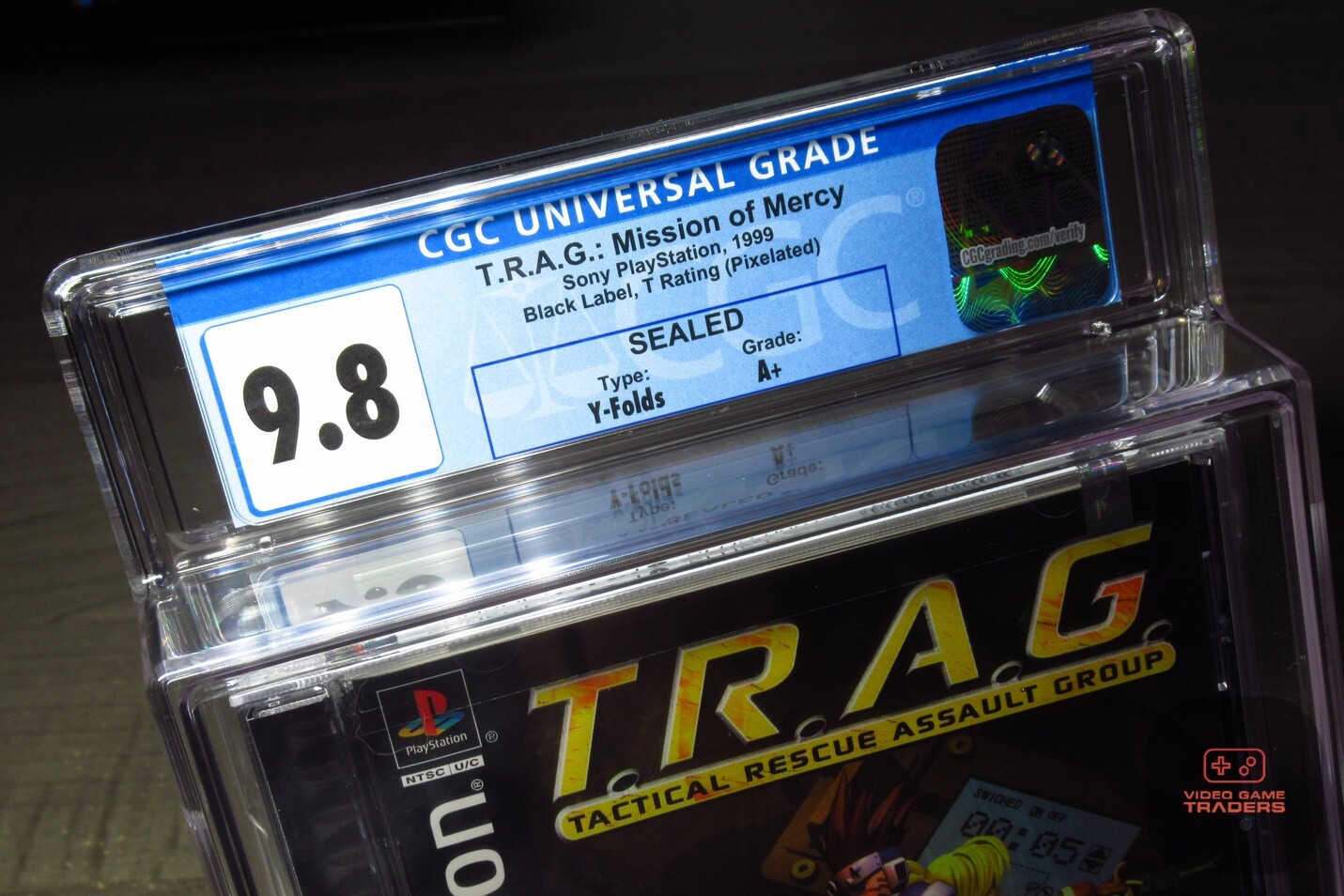 CGC 9.8 A+ - TRAG, T.R.A.G.: Mission of Mercy (PlayStation 1, PS1 1999 ...