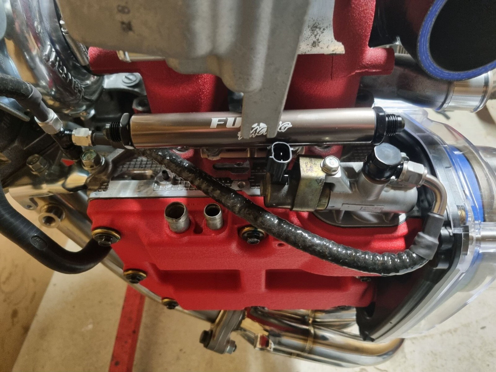 Fuji Racing Braided AVCS & Turbo Oil Lines Fits: Subaru Impreza WRX STi ...