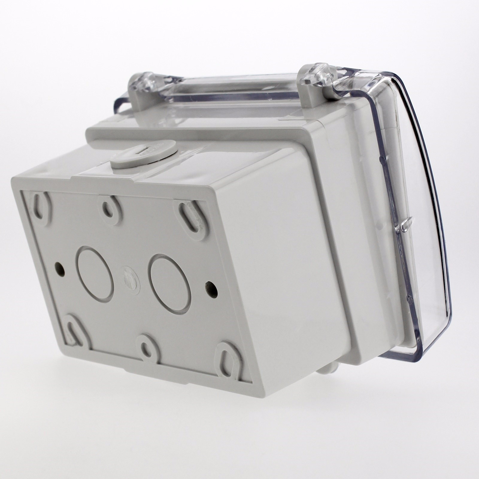 Weatherproof Mounting Box Enclosure Lock Clear Waterproof | eBay Australia