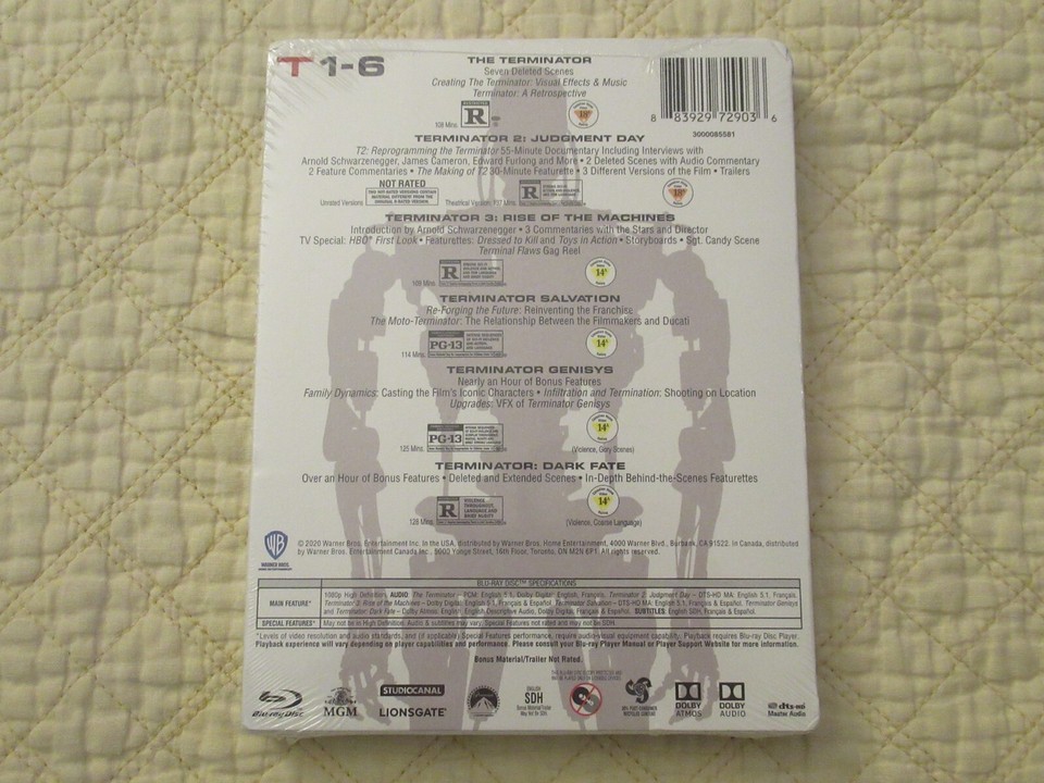 Terminator: 6 - Film Collection - (Blu-ray) | eBay