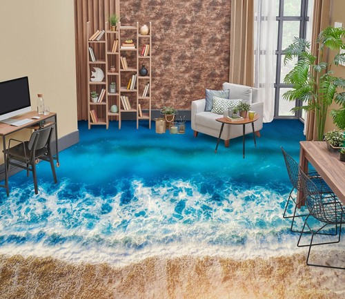 3D Ocean Waves O1243 Floor WallPaper Murals Wall Print Decal 5D Eve ...