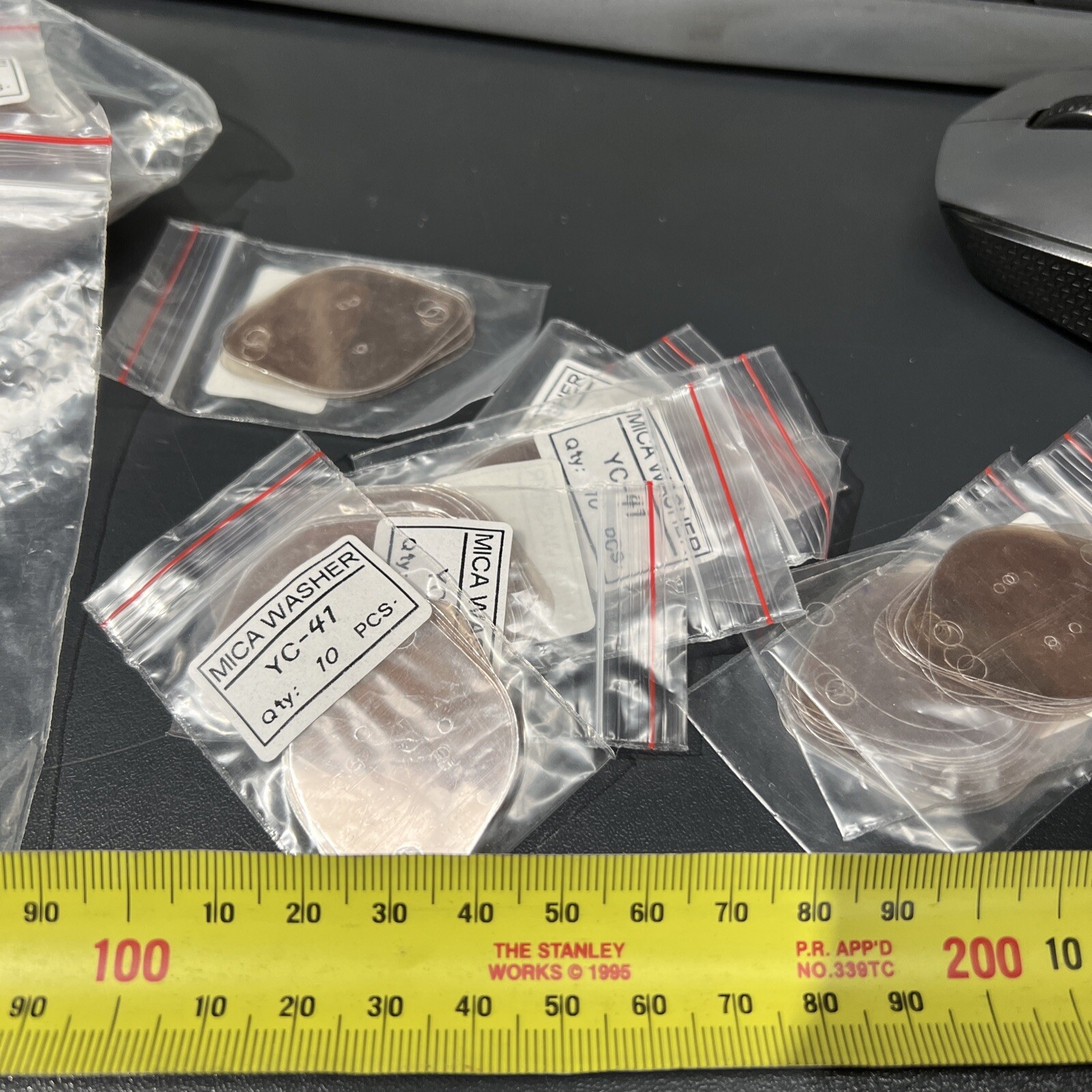 qty 1000 mica washer yc-41transistor insulator plate To-3 nsn 5970-01 ...