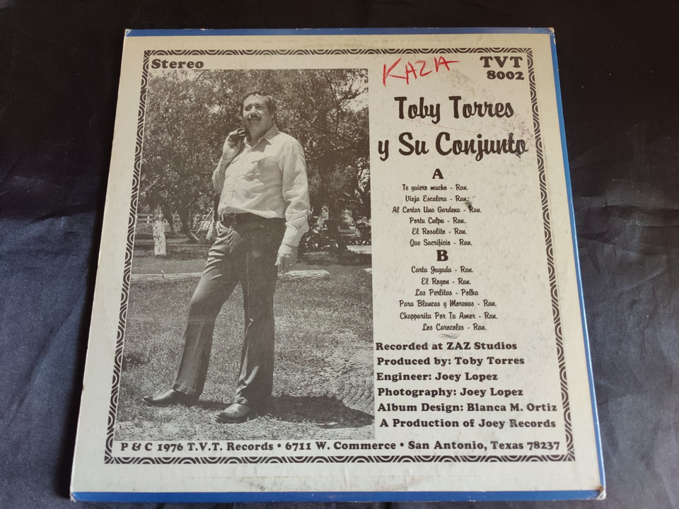 Toby Torres y Su Conjunto "Veja Escalera" Original 1976 Lp Excellent ...