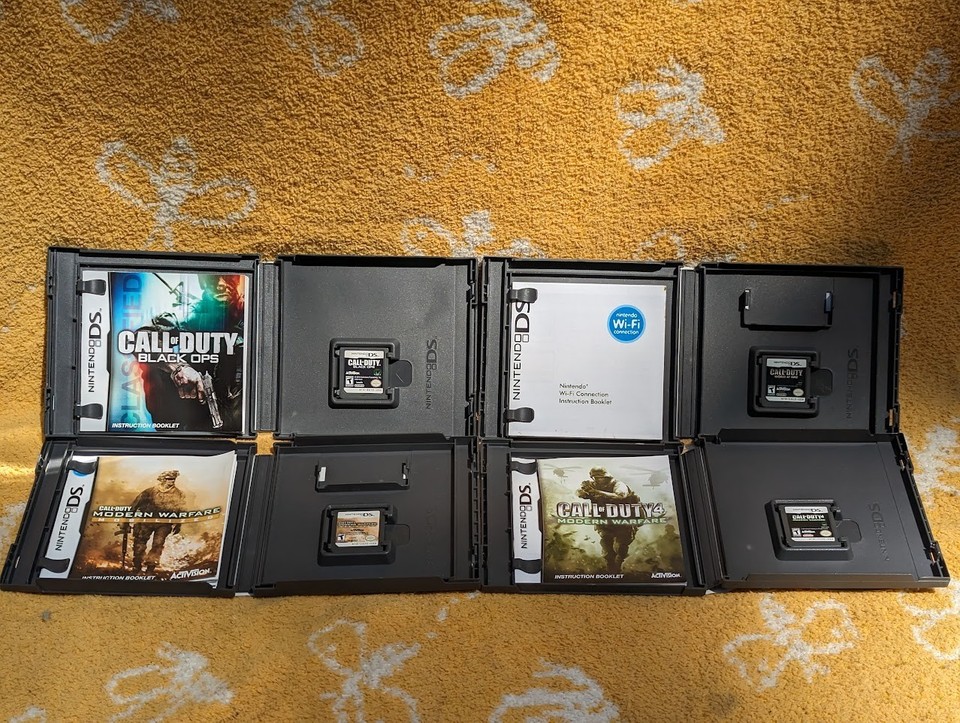 Call of Duty 4 Game Lot Black Ops World War Modern - Nintendo DS 2DS ...