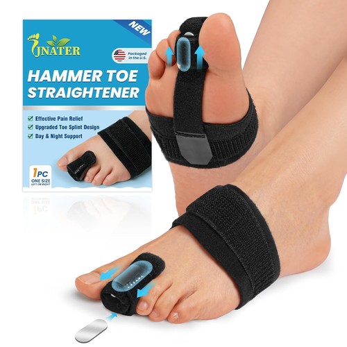 Adjustable Hammer Toe Straightener – 1 Wrap & 1 Strap, Toe Support Kit ...