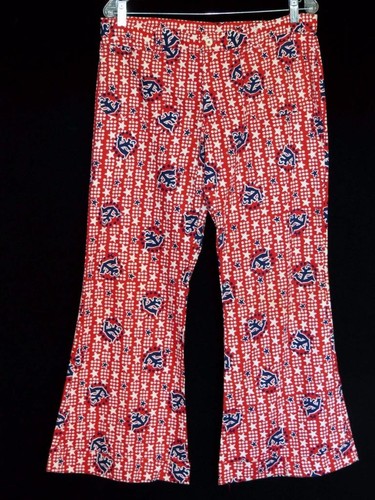 RARE DEADSTOCK VINTAGE 1960'S RED,WHITE & BLUE ANCHOR & STAR BB PANTS ...