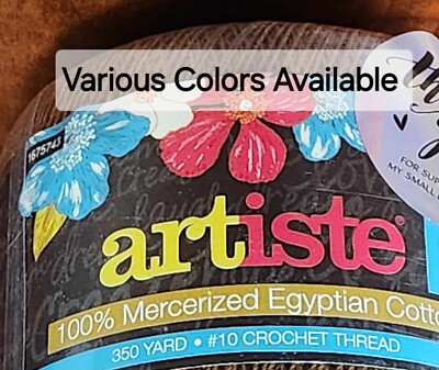 Artiste Cotton Crochet Thread #10 Various Colors! New! Price Per Skein ...