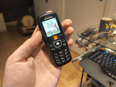 Samsung SGH C120 Black (Unlocked) Mobile Phone vintage simple basic ...