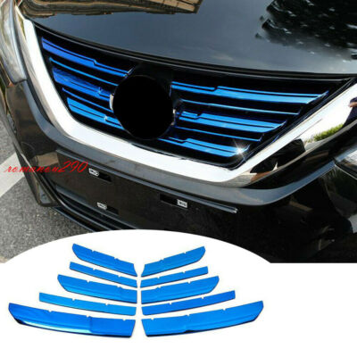 For Nissan Altima 2016-2018 Blue Steel Exterior Front Grille Grill ...