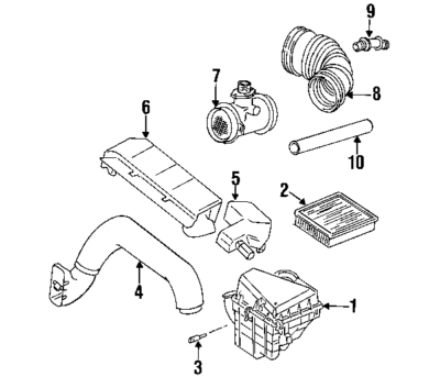 BMW 13721247404 GENUINE OEM AIR FILTER | eBay