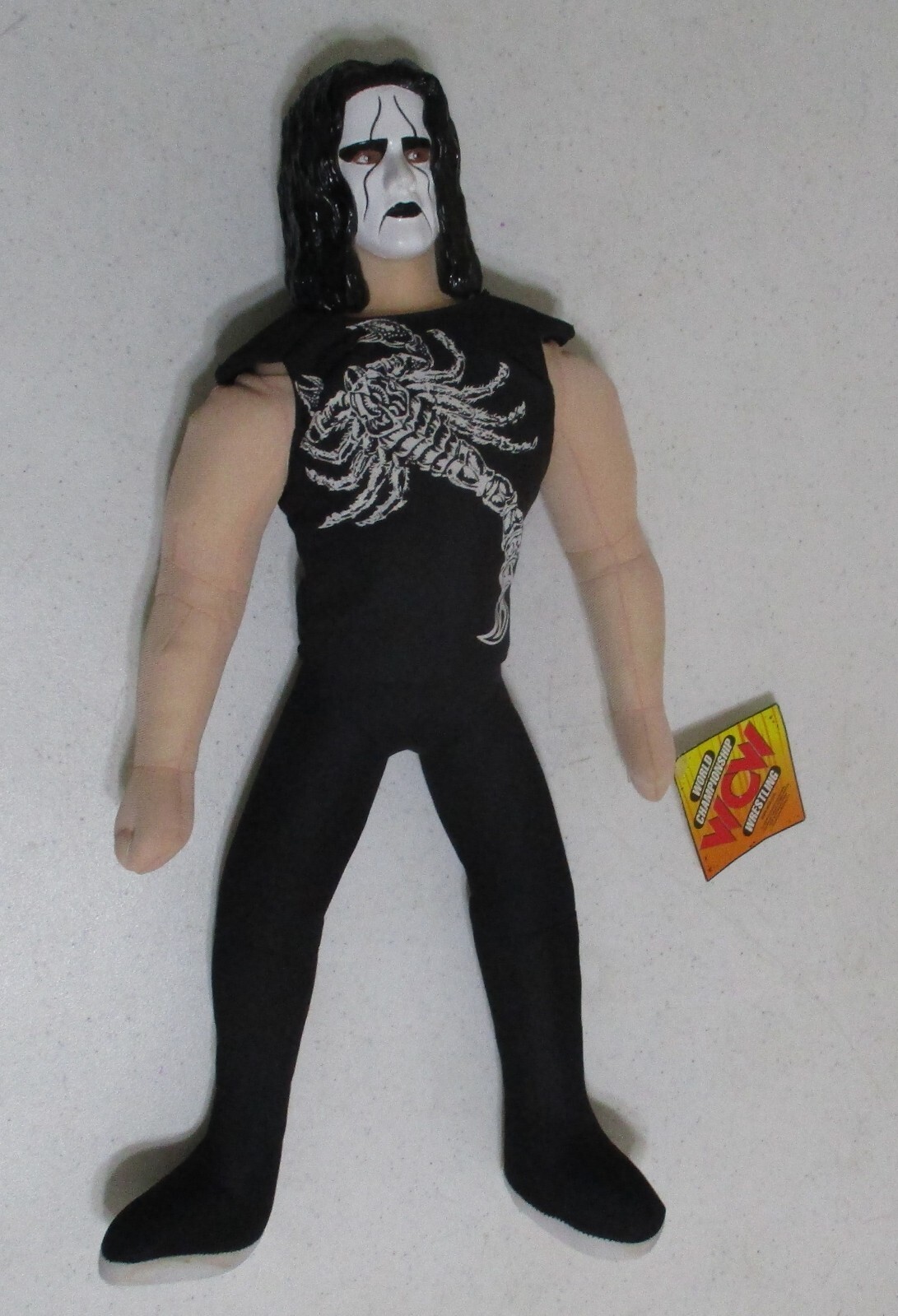 1999 Play By Play WCW 19" STING Plush Scorpion Outfit Wrestling Figure ...