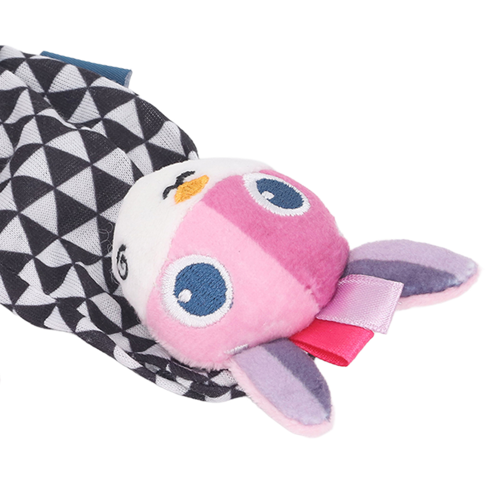 Wrist Rattle Foot Finder Socks Set Cute 3D Baby Development Toys Black ...