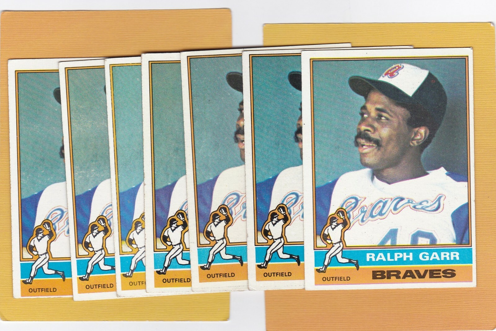 1976 TOPPS BASEBALL LOT (7) RALPH GARR #410 BRAVES VGEX-EX *L4855 | eBay