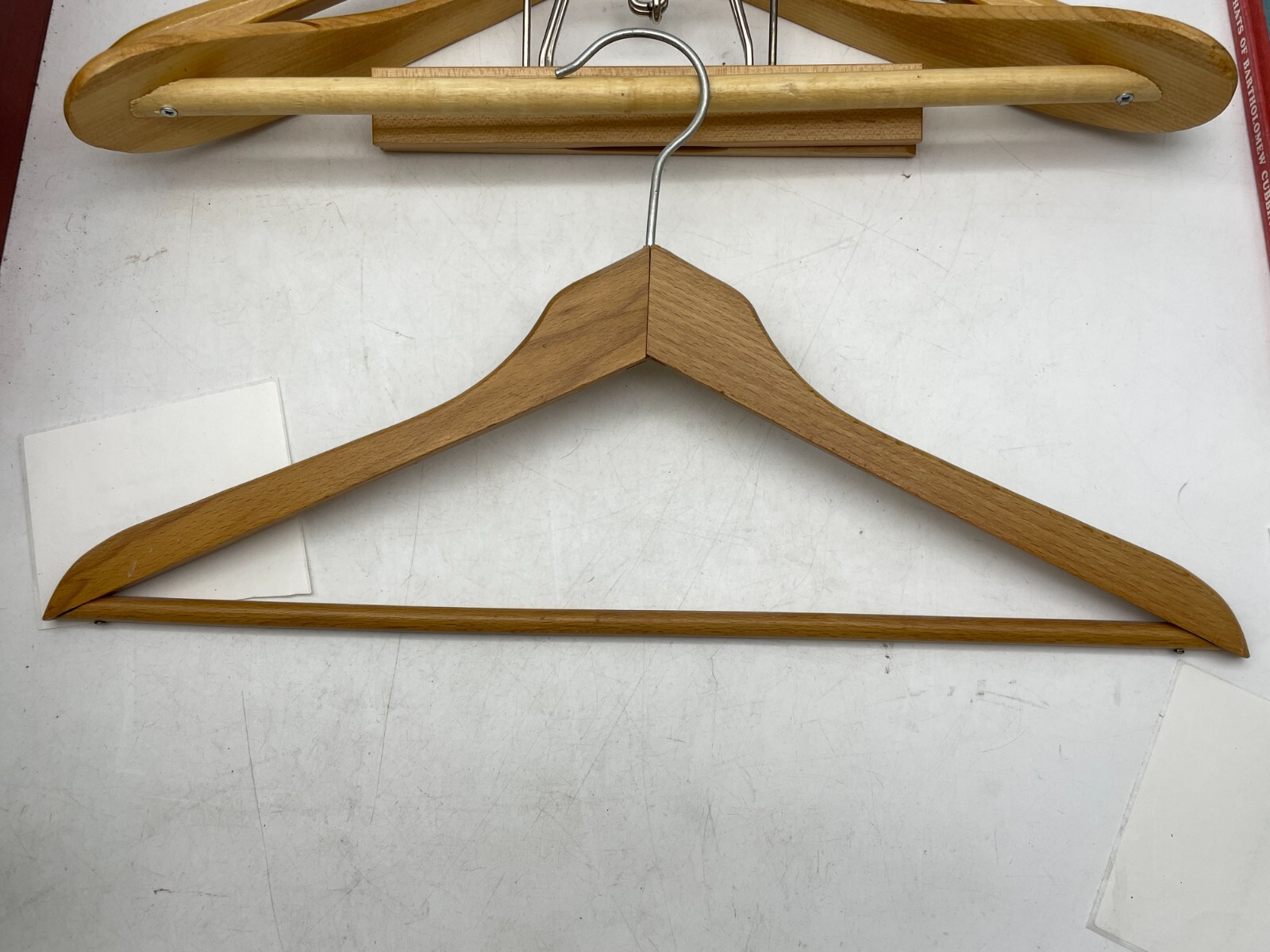 VINTAGE Wooden Hangers Thai Square Fashion Bangkok Th… - Gem