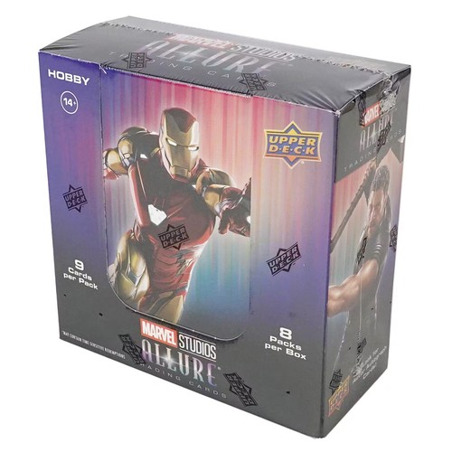 Upper Deck Marvel Studios Allure Trading Cards Sealed Hobby Box | eBay ...