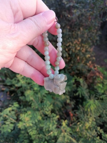 5 mm Green Jadeite Round Gemstone Beads PiXiu Pendant Charm | eBay