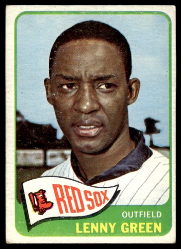 1965 Topps Lenny Green Boston Red Sox #588 | eBay