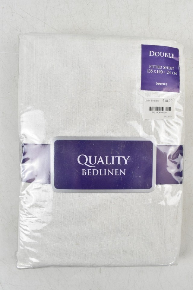 Single To Double Linen Bed Bundle Sheets & Protectors In Packaging ...