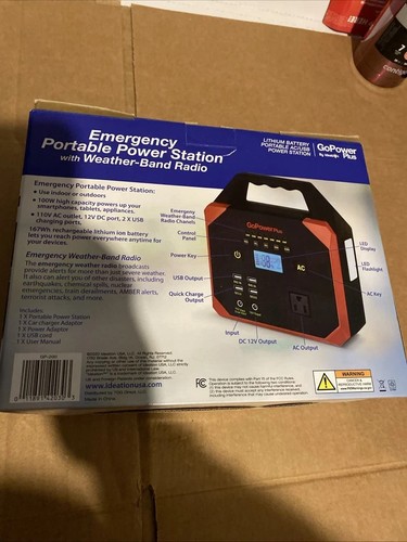 Go Power Plus GP200 Portable Power Station for sale online | eBay