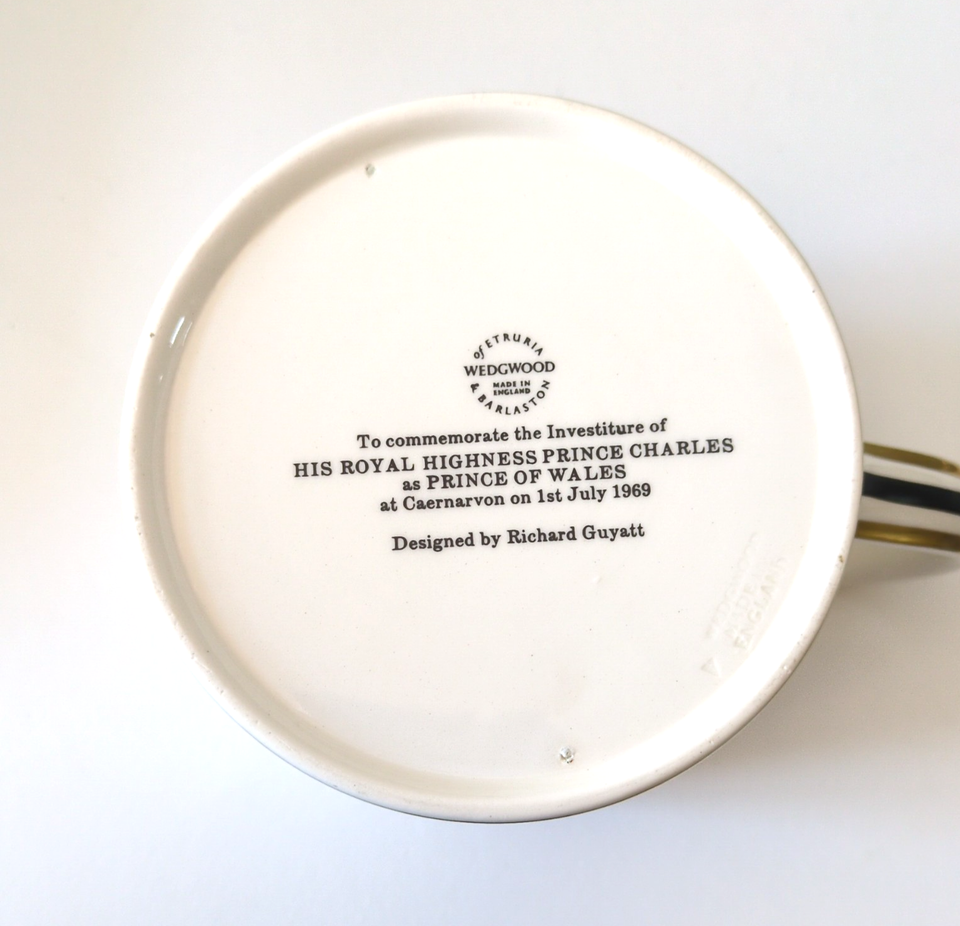 THE WEDGWOOD PRINCE CHARLES INVESTITURE MUG - PROF RICHARD GUYATT | eBay UK