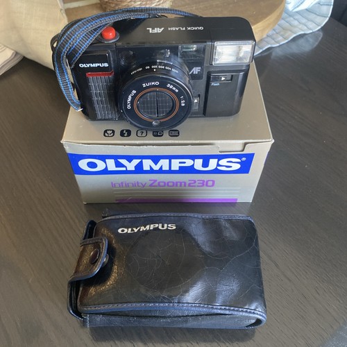 Olympus Infinity Zoom 230 AF Point & Shoot 35mm Camera with Case Tested ...
