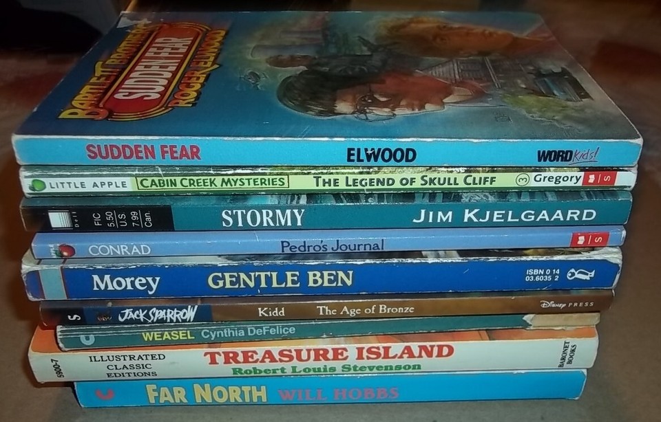 Children YA Adventure 9 Book Lot gentle ben far north stormy treasure ...