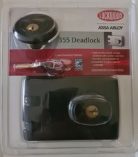 Lockwood Door Lock 355 Double Cylinder Deadlock Everbrass for sale ...