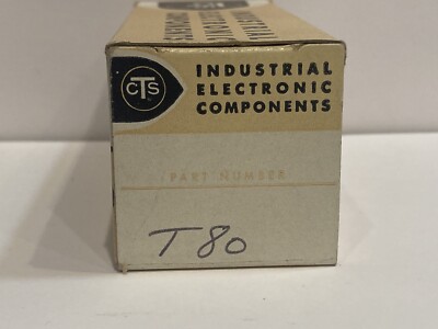NEW OLD STOCK CTS T80 SERIES 212 Rotary Switch 1-3 Sections 1-9/32 ...