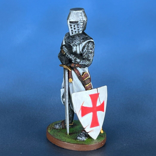Resin Tabletop Miniature Knight Templar. Toy Soldiers 80мм | eBay