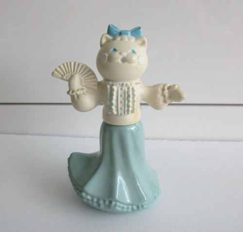 Avon Felina Fluffles Vintage Dancing Kitty Cat Figurine Bottle 5" tall ...