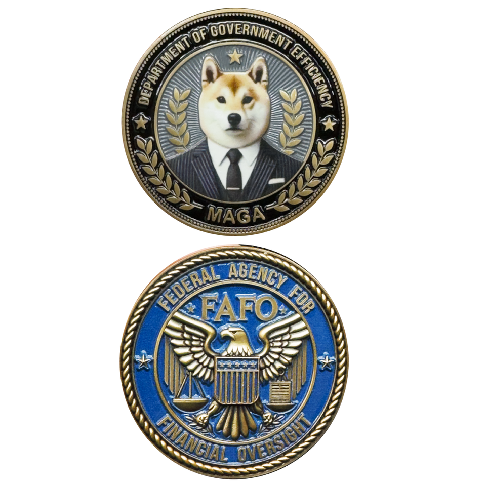 EL18-8 FAFO President Donald Trump MAGA Elon Musk Challenge Coin for ...