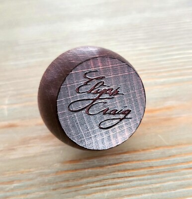 Elijah Craig Bourbon Whiskey Cork Decorative Bottle Top Signature Wood ...